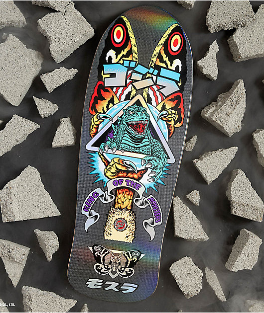 Santa Cruz x Godzilla Mothra Natas 10.53" Skateboard Deck | Zumiez
